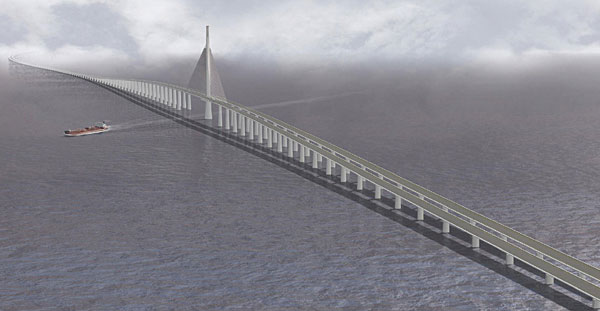 Memorandum of Understanding signed for 40-kilometre Qatar-Bahrain causeway.