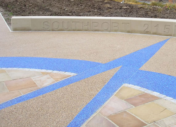 SureSet resin bound paving.